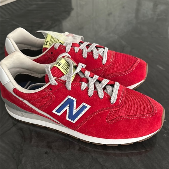 New Balance | Shoes | New Balance 995 Red Sneakers With White And Blue ...